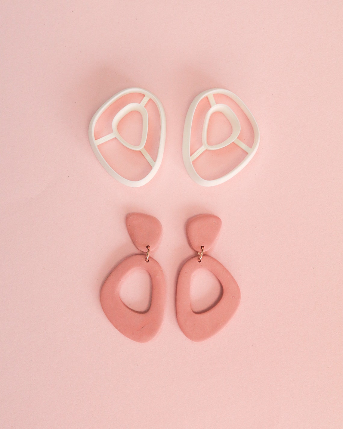 Triangle Donut left and Right Polymer Clay Cutter Polymer - Etsy