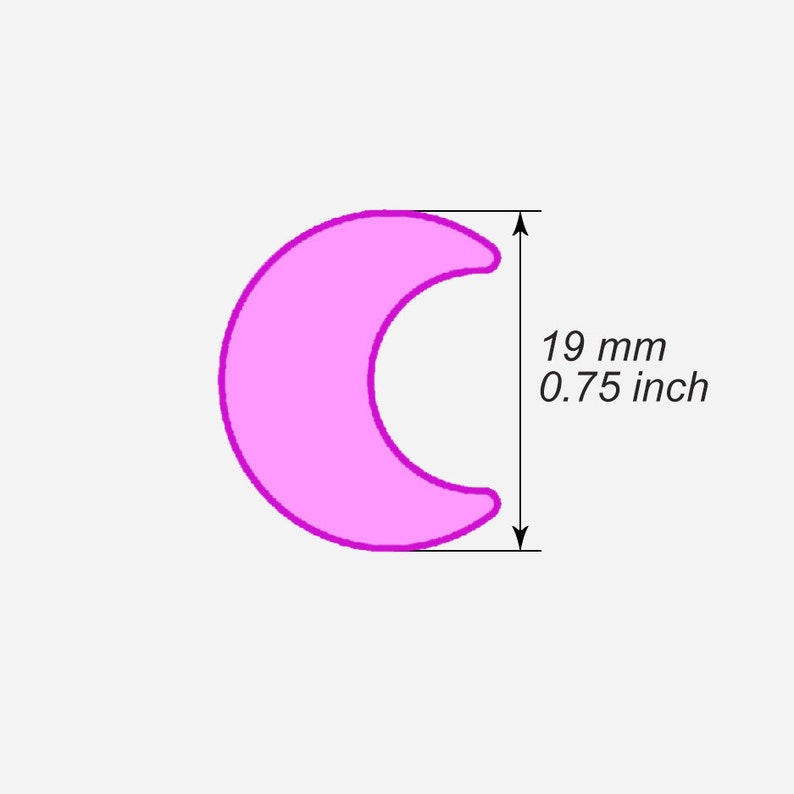 Moon Shape Polymer Clay Cutters Polymer Clay Tools 3d - Etsy