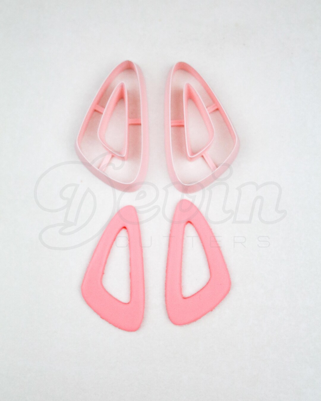 Triangle Donut (left and Right) Polymer Clay Cutter - Polymer Clay ...