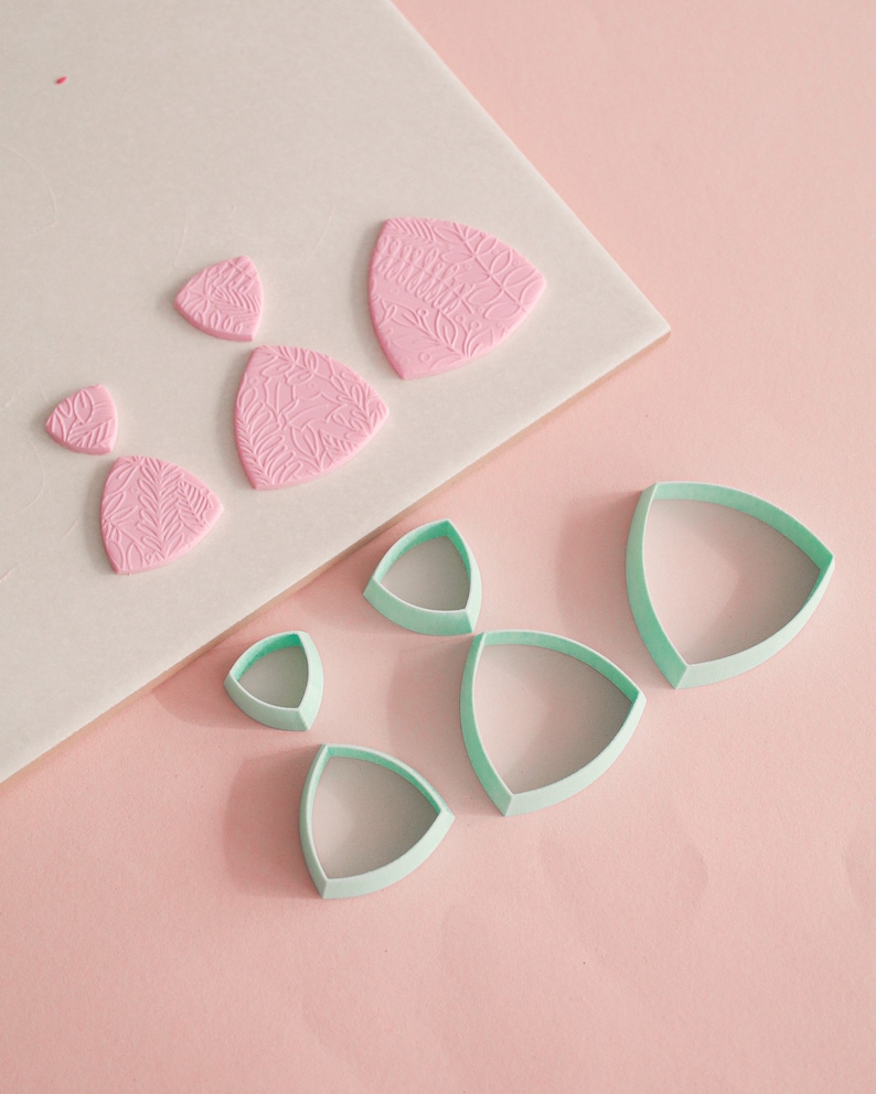 Rounded Triangle Polymer Clay Cutters Polymer Clay Tools | Etsy