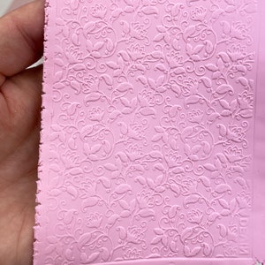 Spring Pattern Polymer Clay Texture Sheet - Flower Texture Mat for ...