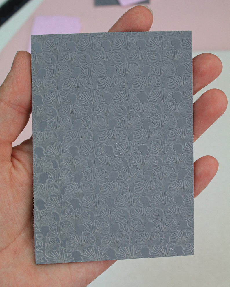 Botanical Polymer Clay Texture Sheet Texture Mat for Polymer | Etsy