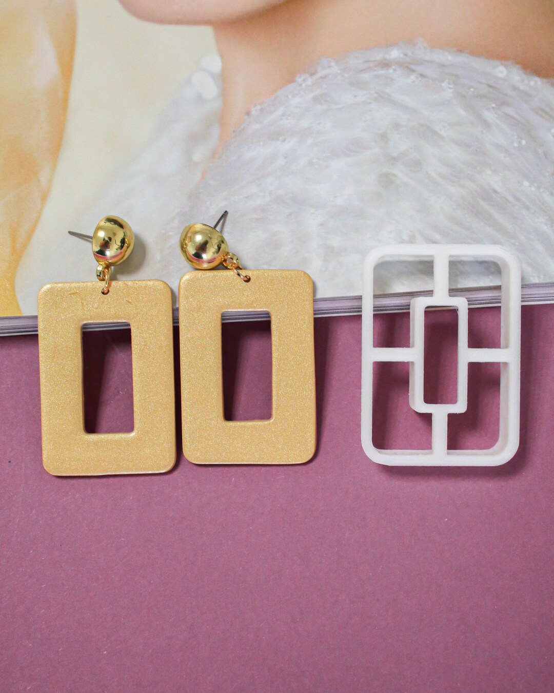 Rectangle Polymer Clay Cutters - Polymer Clay Tools - 3d Printed ...