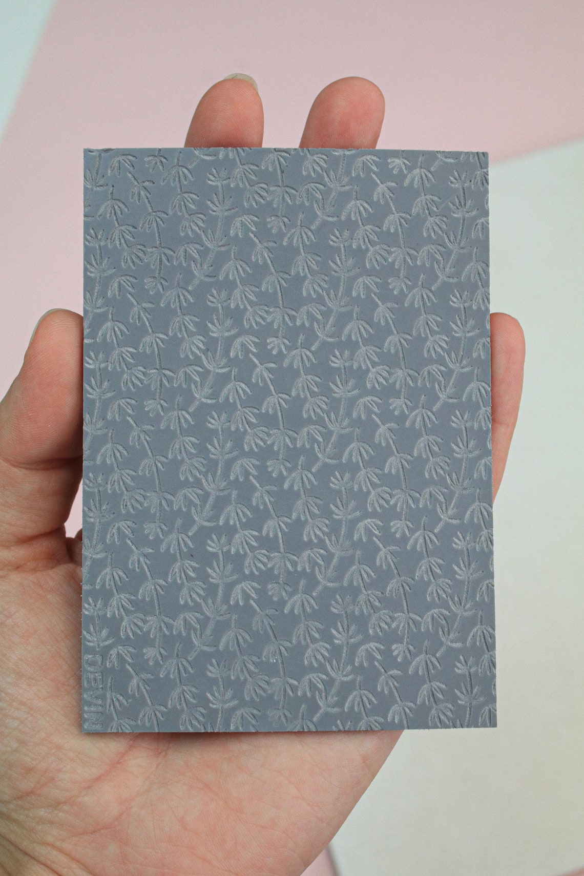 Botanical Polymer Clay Texture Sheet Texture Mat for Polymer | Etsy