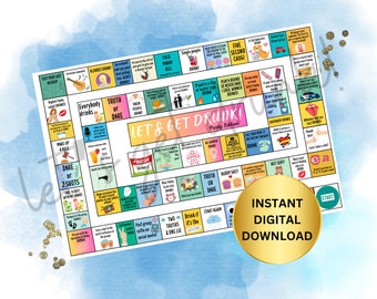 Retro Disco Divas Bachelorette Drinking Board Games, Custom Gifts for Bride to Be, Ladies Night ...