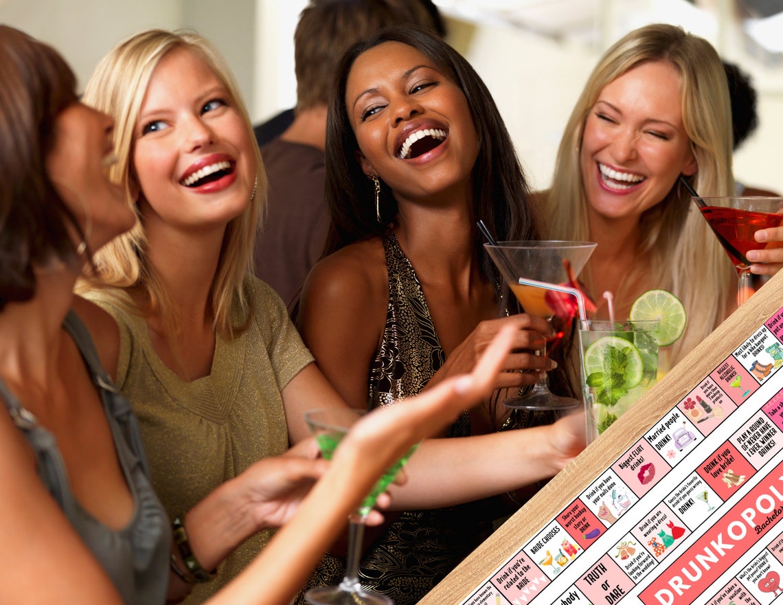 CUSTOM Drunkopoly Board Game for Bachelorette Party Game - Etsy