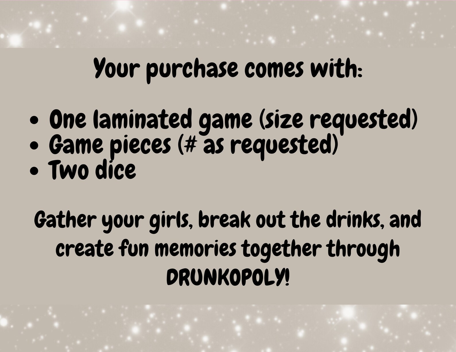 CUSTOM Drunkopoly Board Game for Bachelorette Party Game - Etsy