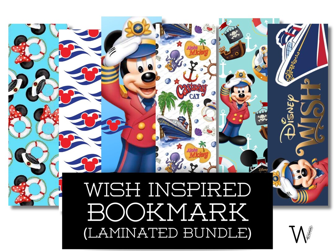 Wish Inspired Bookmark Bundle, Fish Extender Gifts, Laminated Bookmark ...