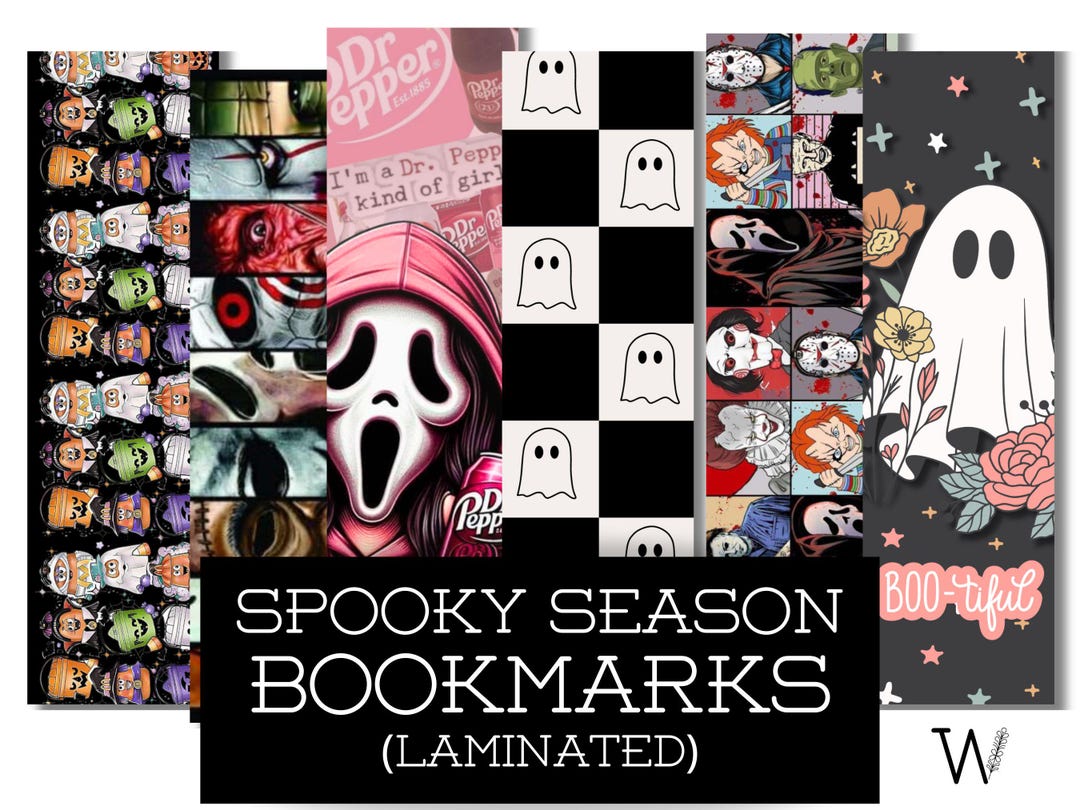 Spooky Bookmarks, Laminated Bookmarks, Halloween Bookmark, Free ...
