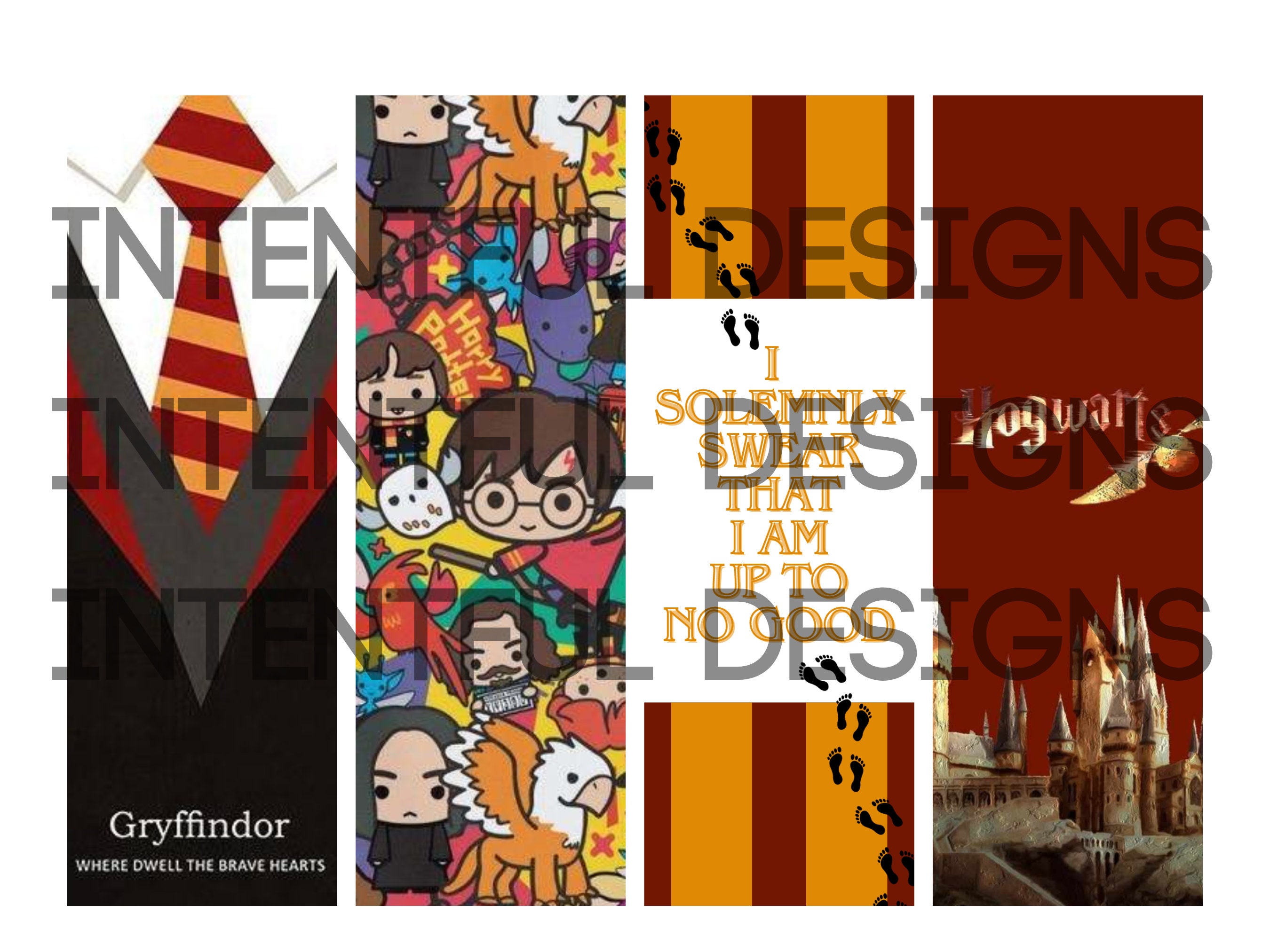 Wizard Inspired Bookmark Bundle, Printable Book Marks, Bookmark Set - Etsy