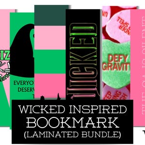 Wicked Inspired Bookmark I Bookmarks for Book Lovers I Stocking Stuffer ...