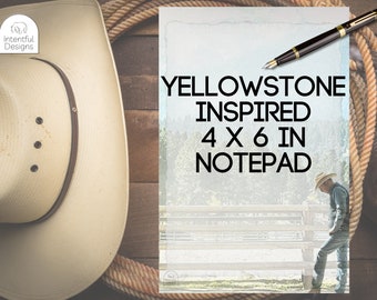 Cowboy Notepad - Etsy