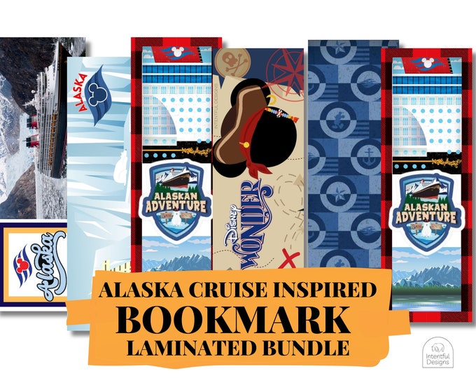 Alaska Cruise Inspired Bookmark Bundle, Fish Extender Gifts, Laminated ...