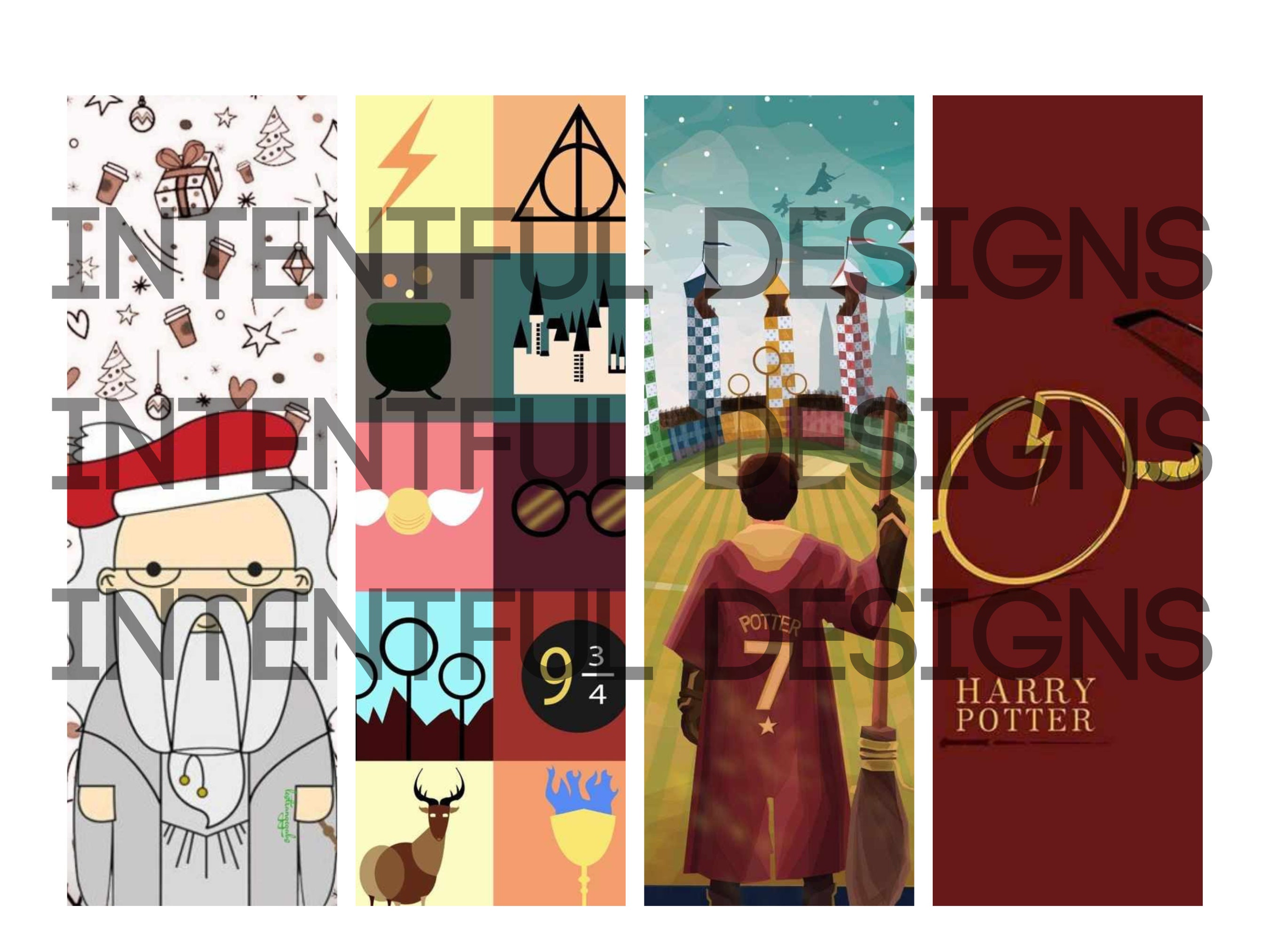 Wizard Inspired Bookmark Bundle, Printable Book Marks, Bookmark Set - Etsy