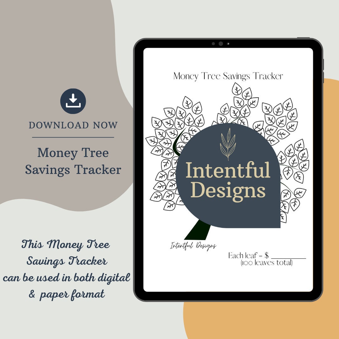 Money Tree Savings Tracker I Digital Download I PDF I Instant - Etsy