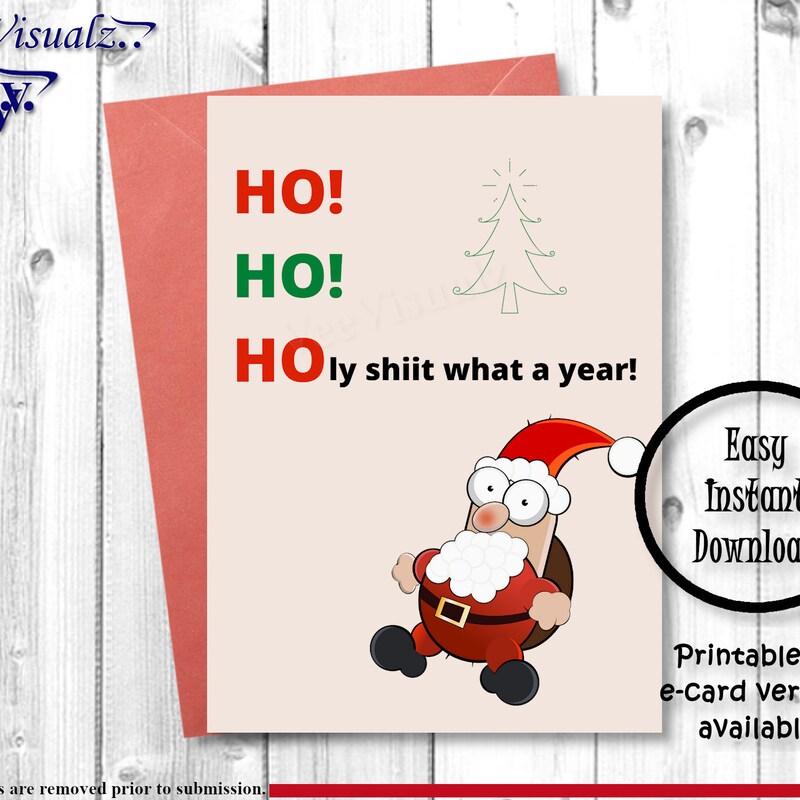 Rude Christmas Cards - Etsy