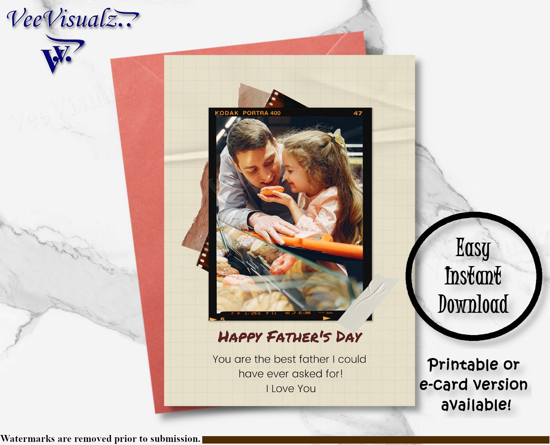 Custom Fathers Day Card, Printable Card, Meaningful Card, E-card,own ...