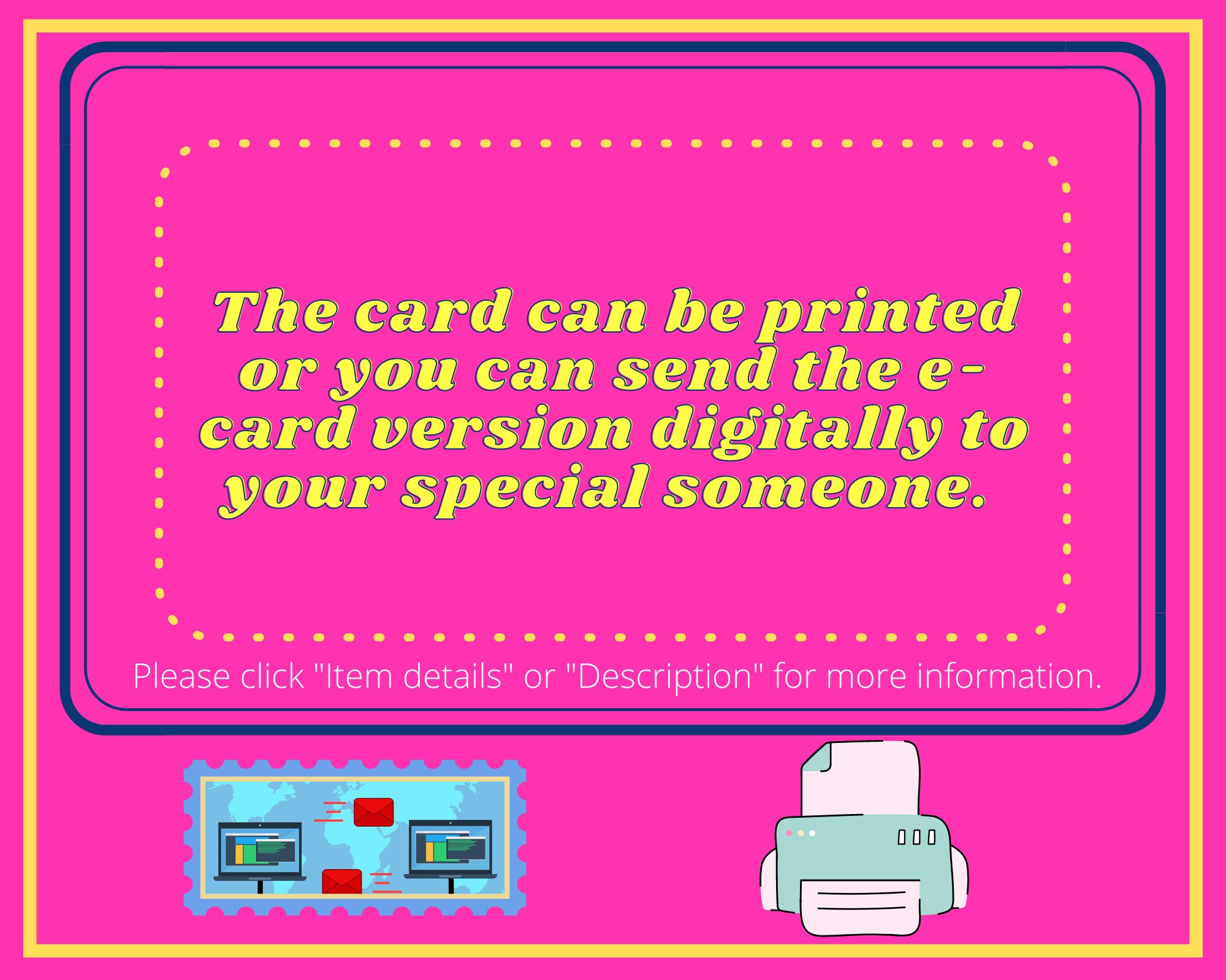 Birthday Card, Printable Card, Meaningful Card, Modern Birthday Card, E ...