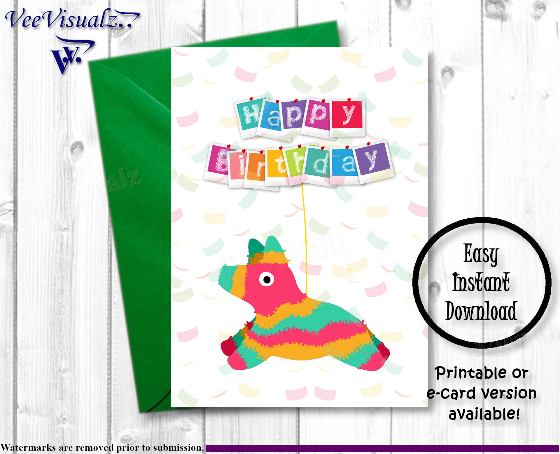 Kid Birthday Card, Printable Card, Birthday Card for Kids, Happy ...