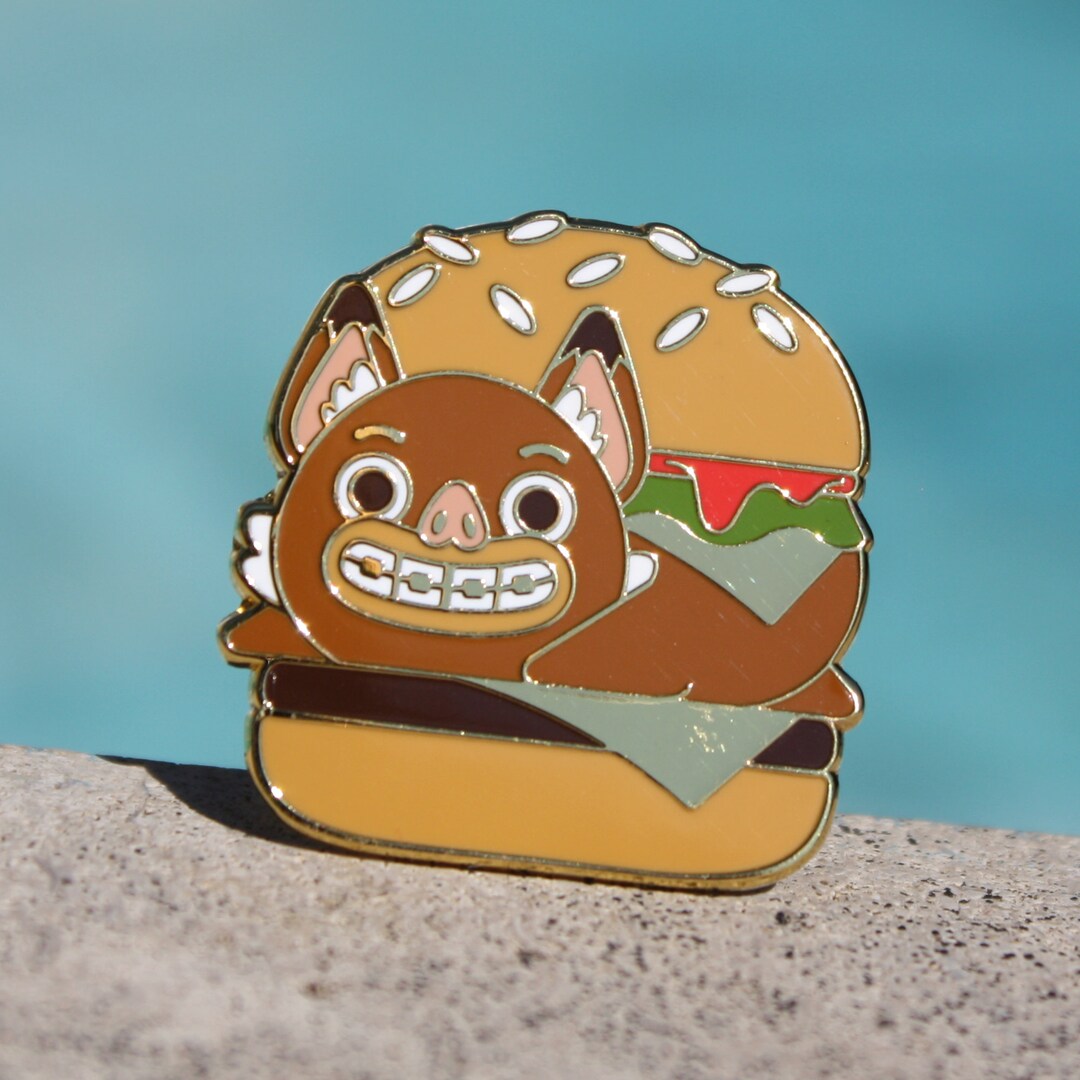 MFKZ BURGER XL Enamel Pins Big Willy Burger - Etsy