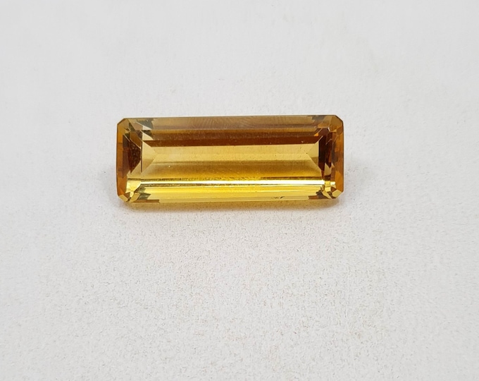30X13 MM Octagon Citrine Cut Stone, Natural Certified Citrine Gemstone ...