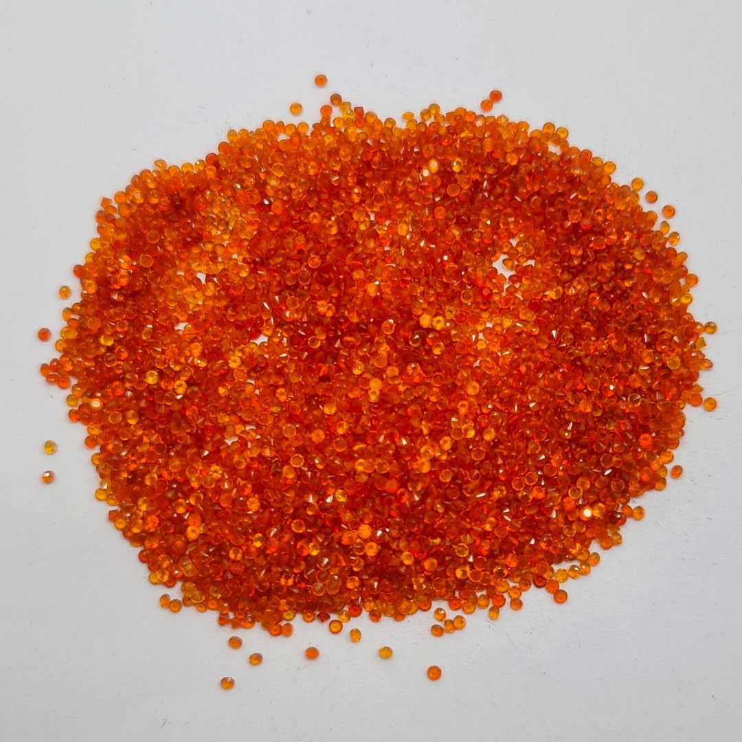1.5 MM Red Onyx Cut Stone, Natural Red Onyx Round Faceted Gemstone, AAA ...