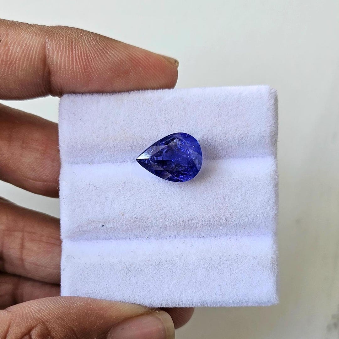 13x9.5 MM Tanzanite Cut Stone, Natural Tanzanite Gemstone, Pear Shape ...