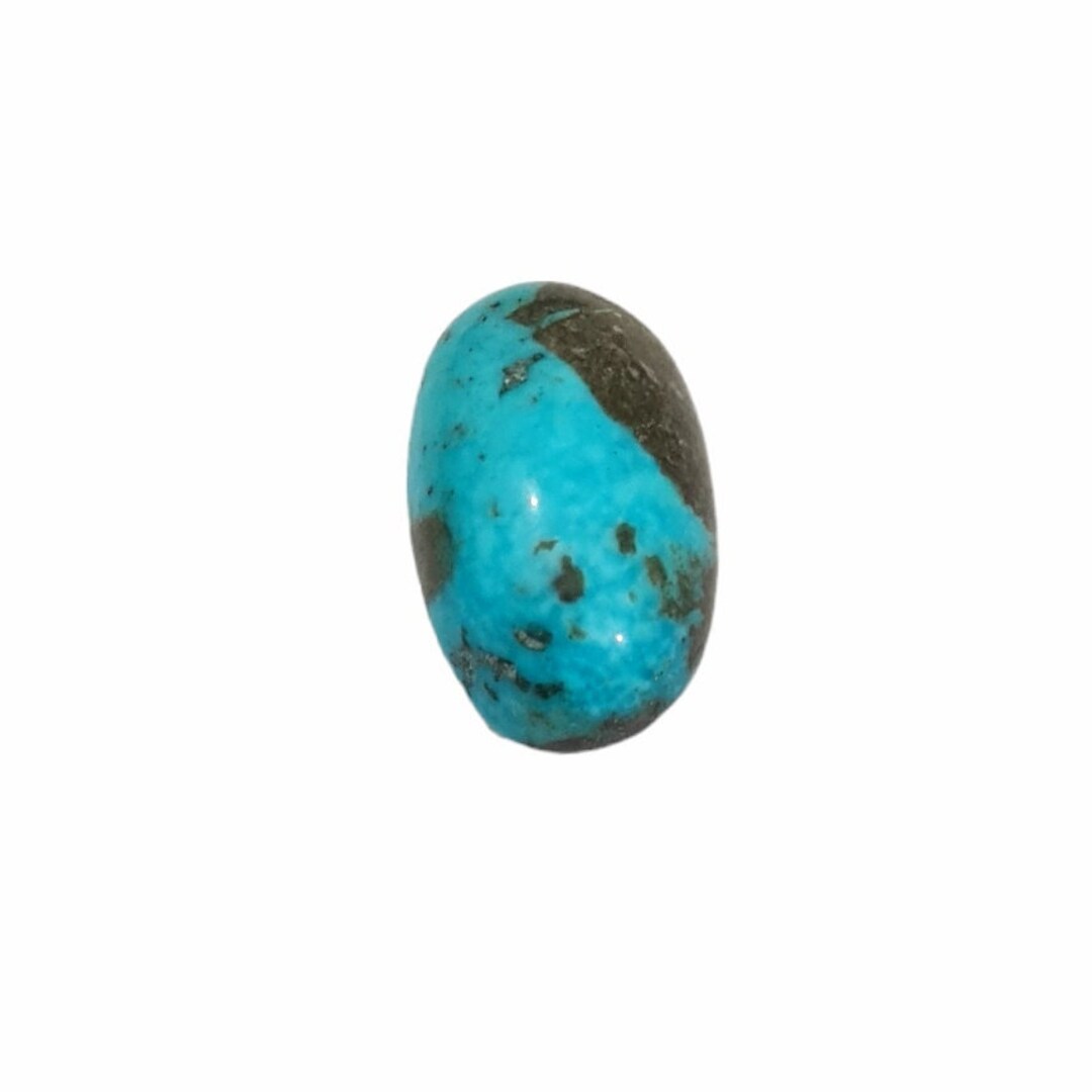 Natural Blue Turquoise Cabochon, Oval Gemstone (33X20 MM) - Etsy