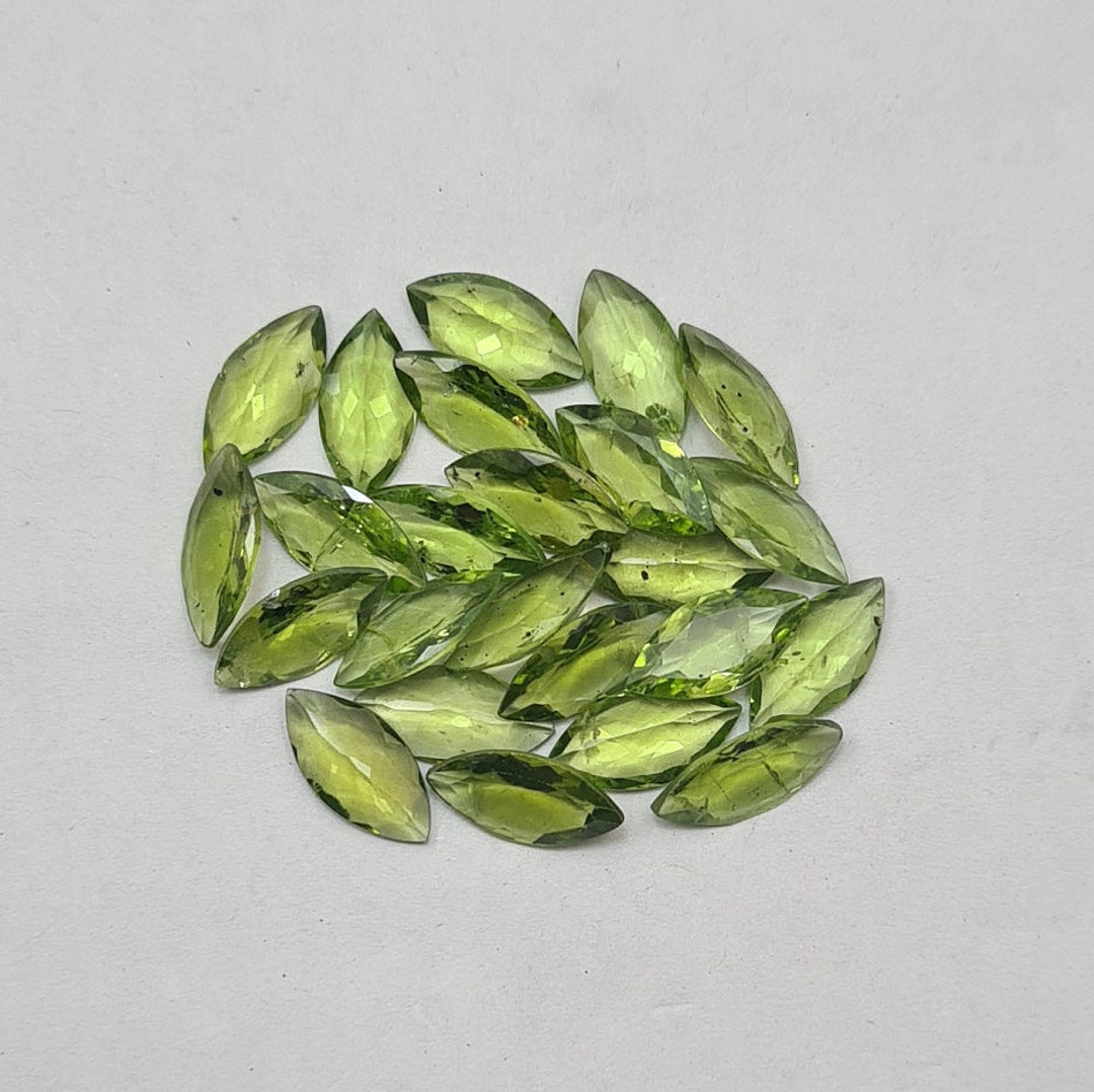 13 Pcs 6X12 MM Marquise Cut Peridot Peridot Faceted 20 - Etsy