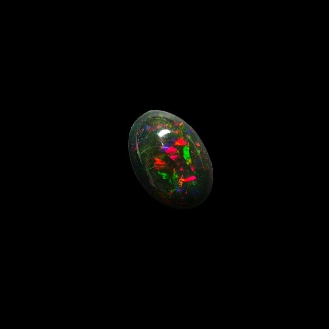 12X17 MM Oval Black Opal Cabochon, AAA Quality Black Opal Cabochon ...