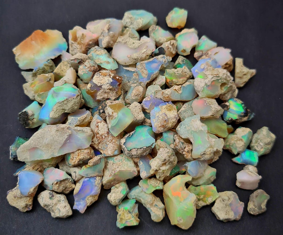 Opal Rough, Opal Rough Stone, Fire Opal Rough Gemstone, Welo Opal Rough ...