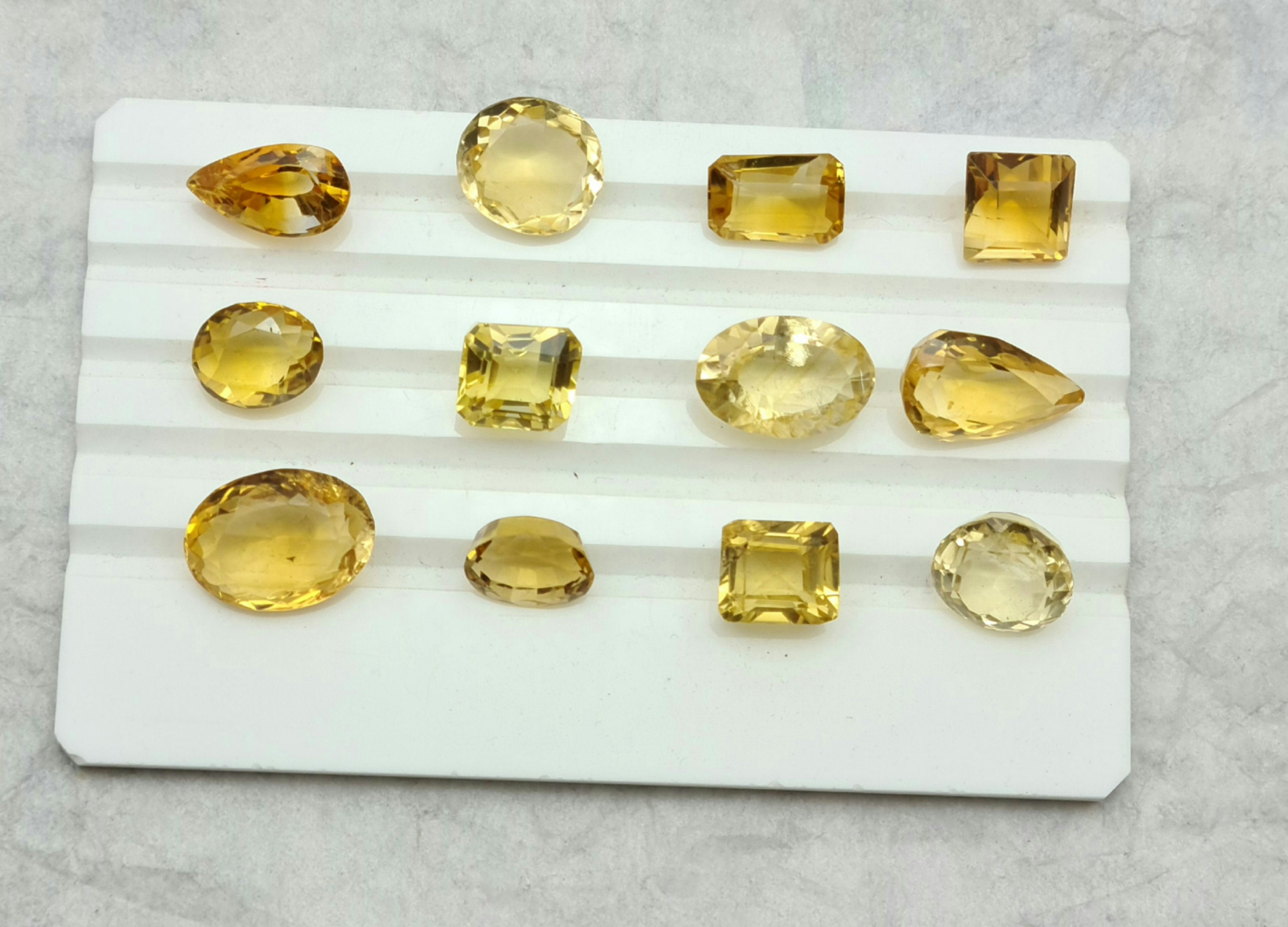 50 Carats 10 to 12 Pcs Citrine Cut Stone Natural Citrine - Etsy UK