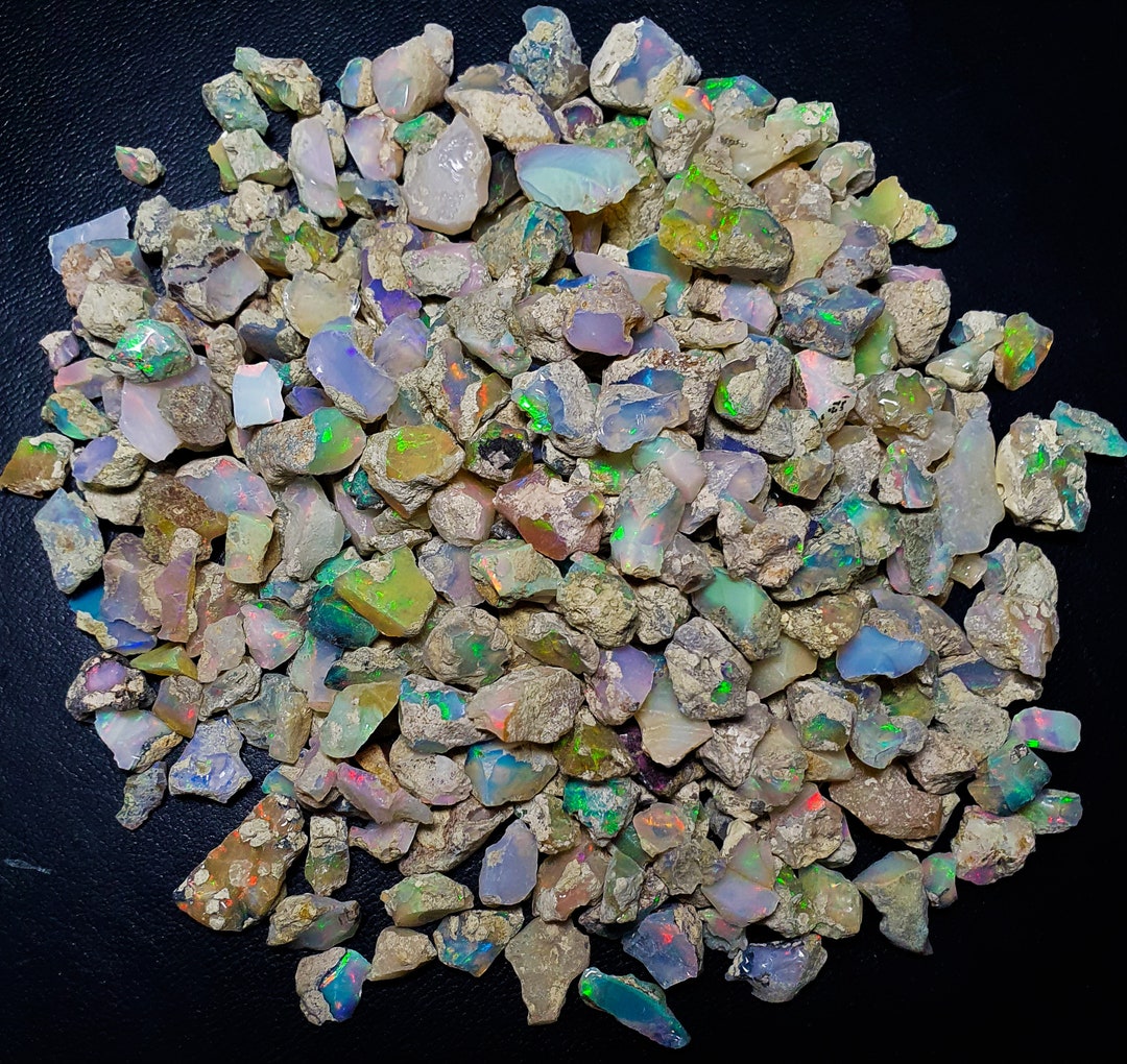 AAA Natural Ethiopian Opal Rough Stones, Untreated Gemstone - Etsy