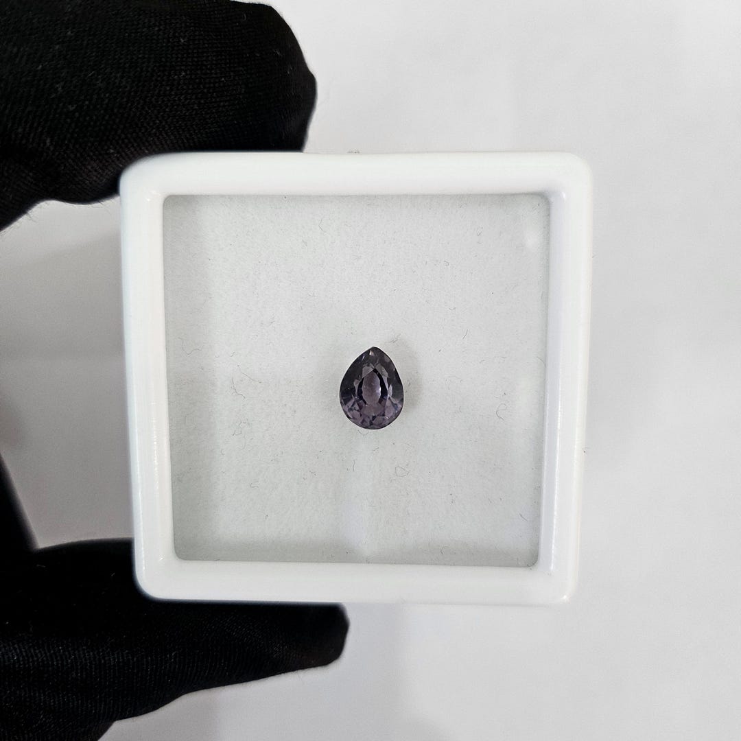 6x8 MM Spinel Cut Stone, Natural Certified Faceted Spinel Pear Shape ...