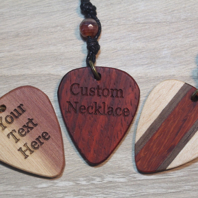 Red Guitar Pick Jewelry - Etsy