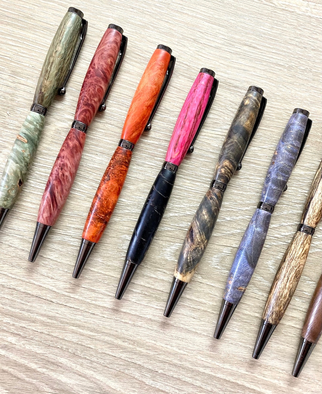 Handmade Wooden Ink Pen, Unique Ballpoint Pen, Exotic Wood Pens ...