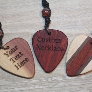 Hand Made Wooden Guitar Pick - Multi-wood Guitar Pick - Custom Guitar ...