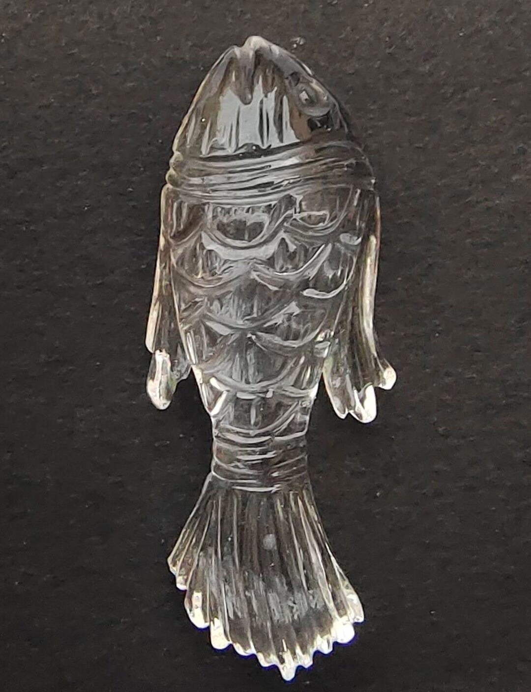 Natural Rock Crystal Gemstone Fish Beads Natural Rock Crystal Gemstone ...