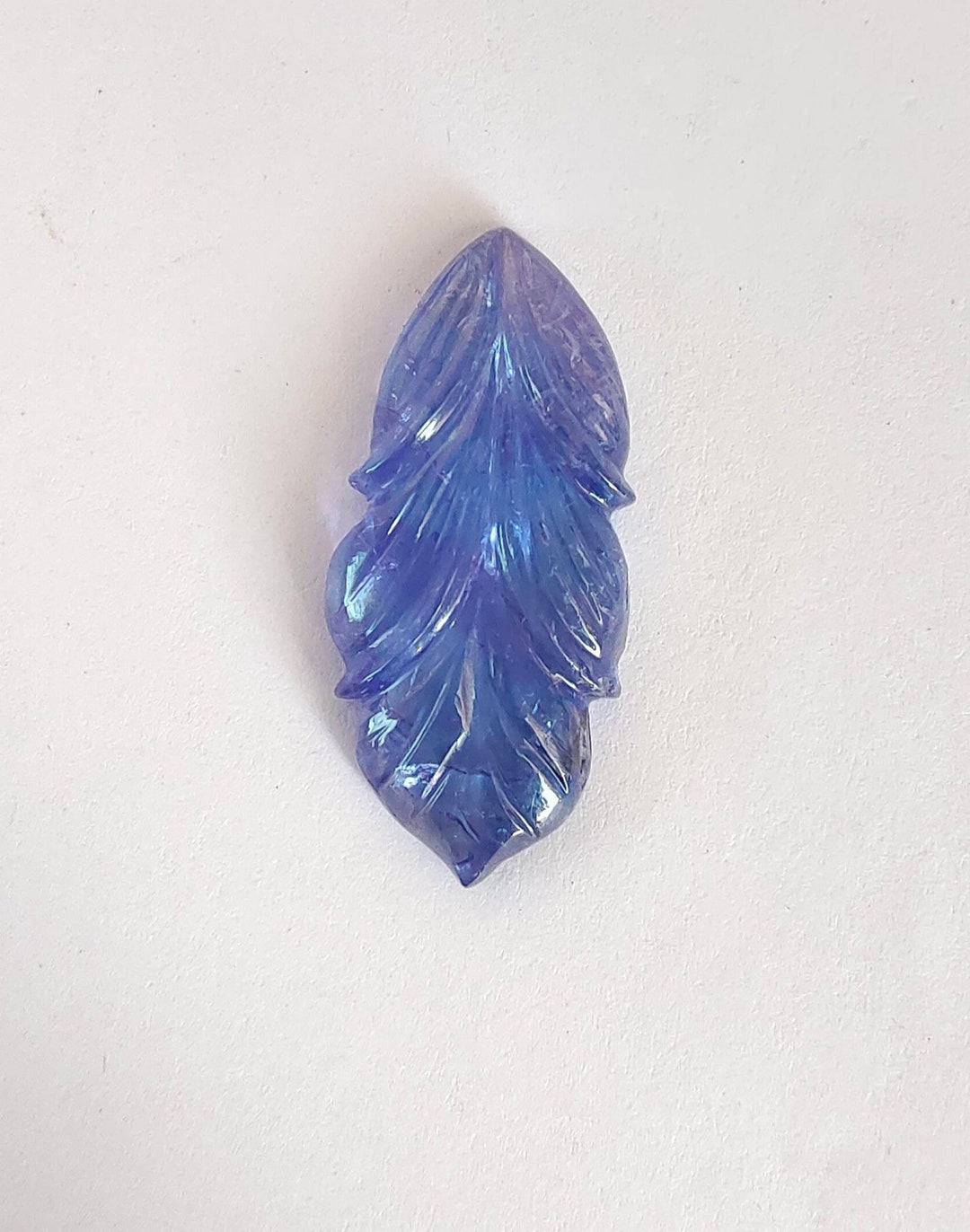 NATURAL Tanzanite Gemstone Carving Beads | Natural Gemstone Hand Carved ...