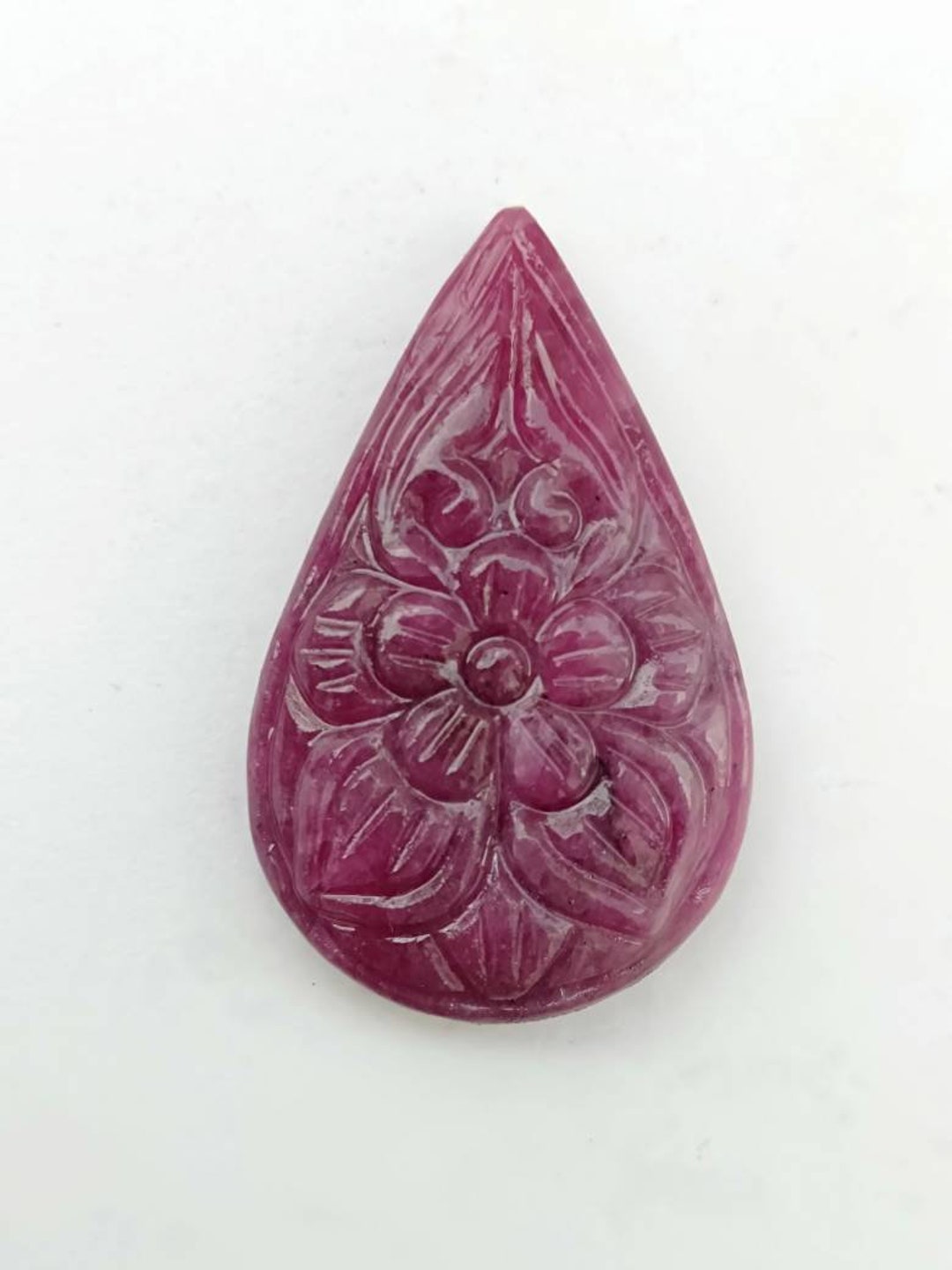 Ruby RED RUBY Gemstone Carving:22.30cts Natural Untreated Ruby Hand ...