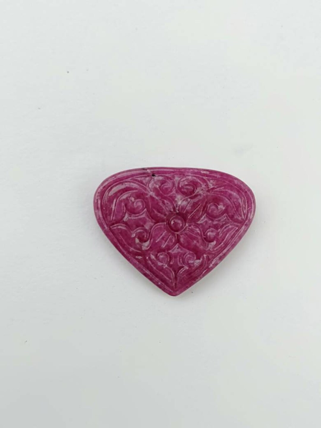 Ruby RED RUBY Gemstone Carving:10.70cts Natural Untreated Ruby Hand ...