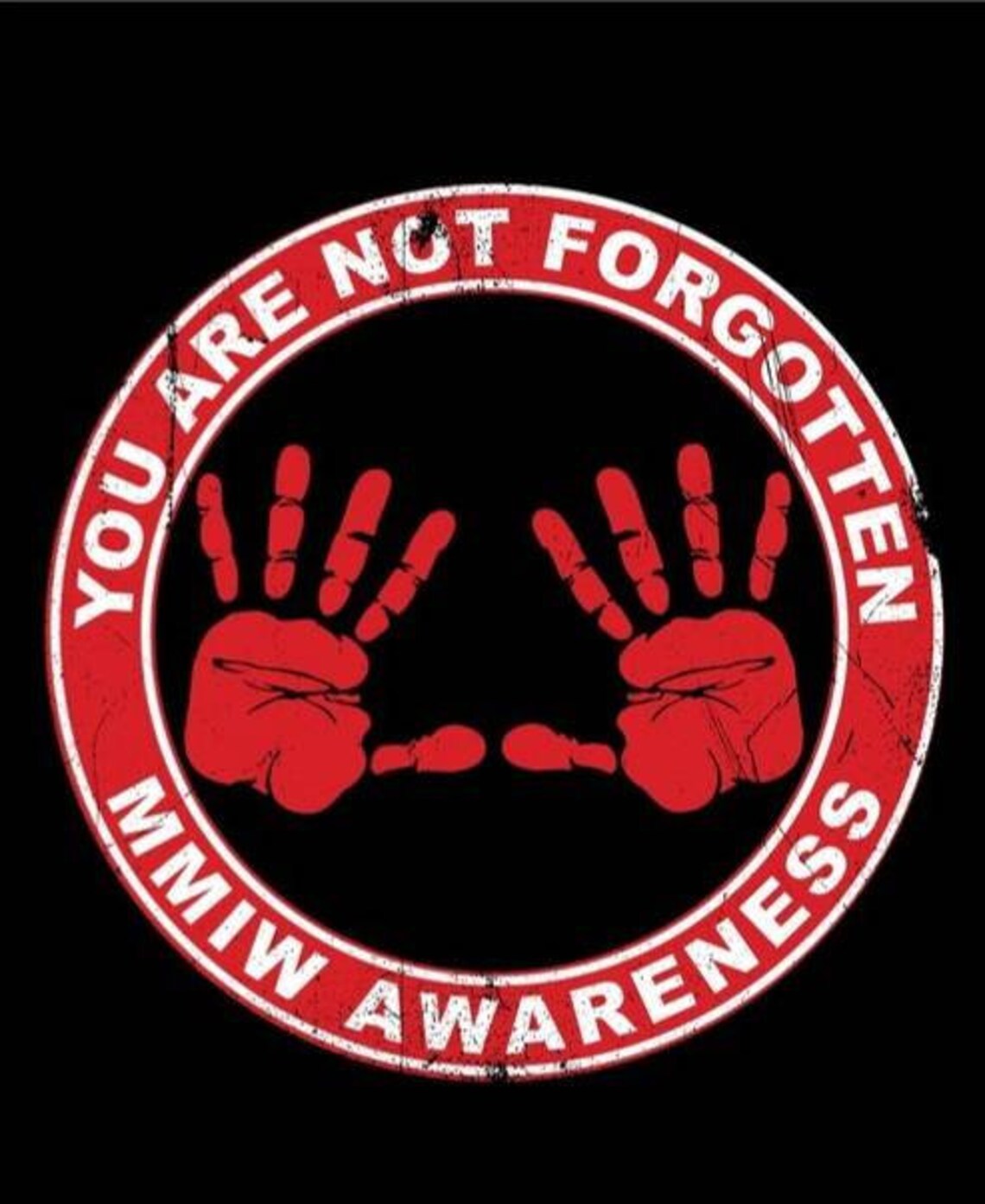 MMIW mask Indigenous Native Red Hand Movement | Etsy