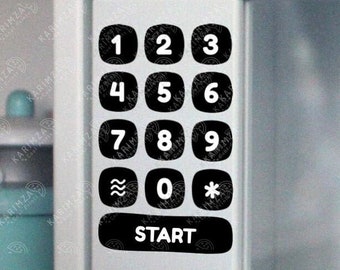 Microwave Vinyl Decal Sticker Its Getting Hot in Here Decal - Etsy