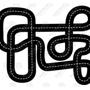 Kids Race Track SVG Bundle, Pretend Play - Etsy