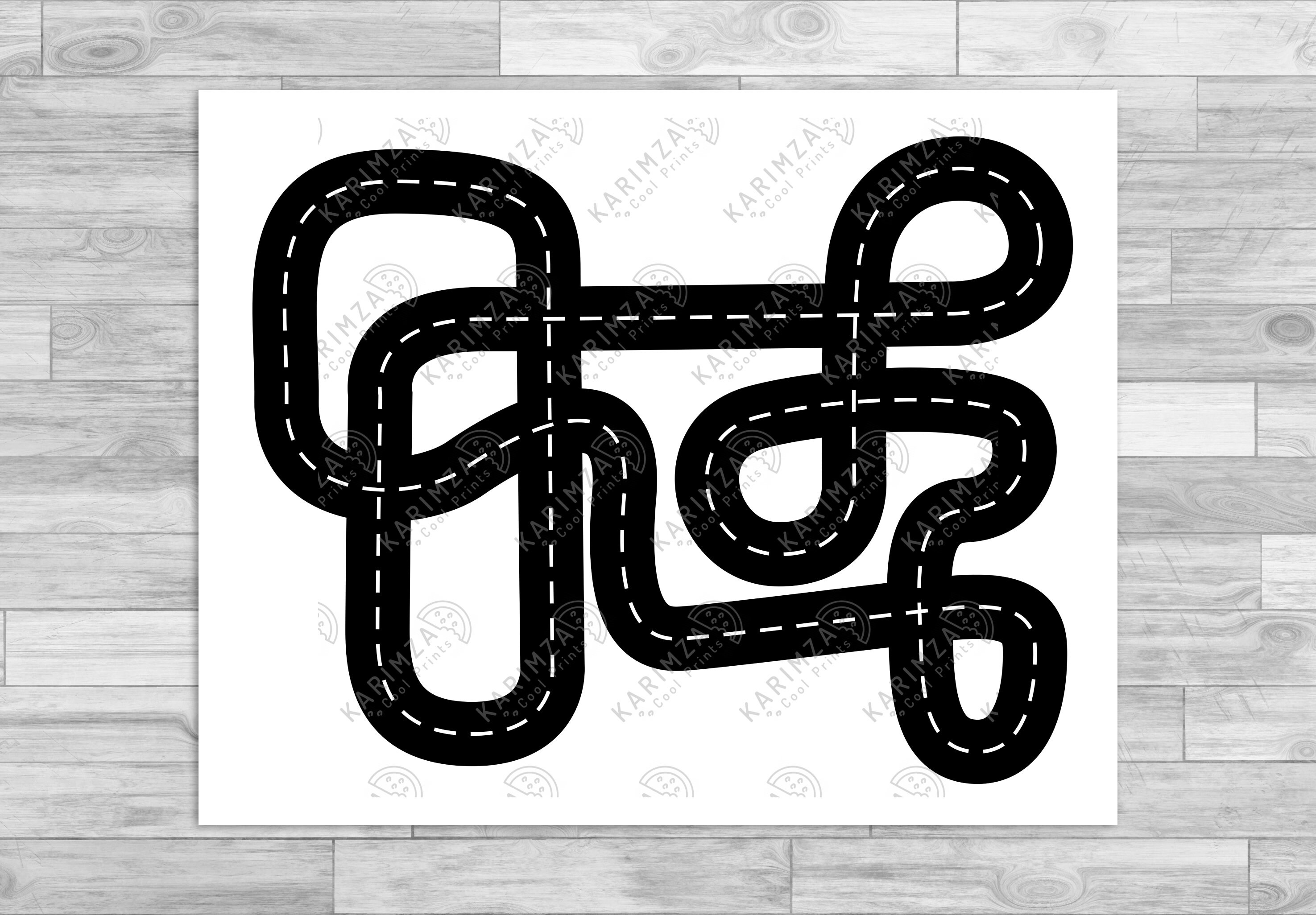 Kids Race Track SVG Pretend Play - Etsy Canada