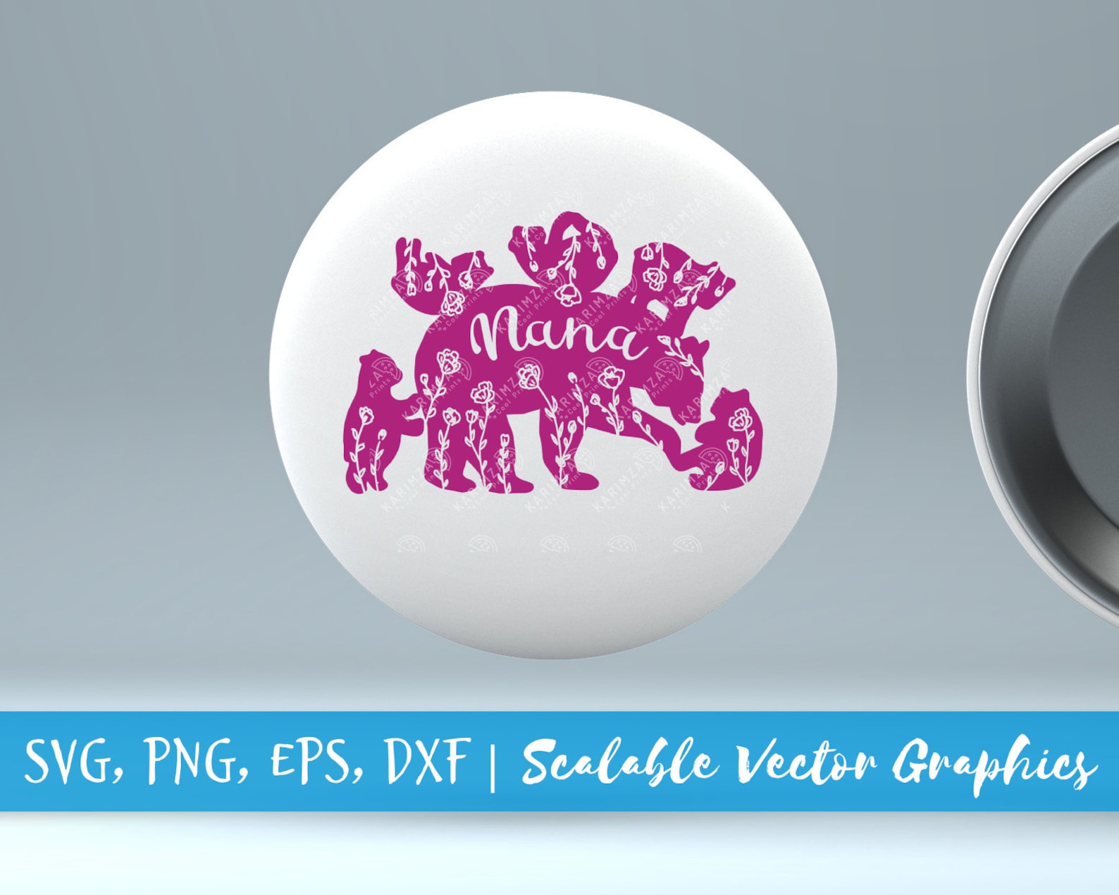 NANA SVG Instant Download SVG File for Cricut Png Dxf Eps | Etsy