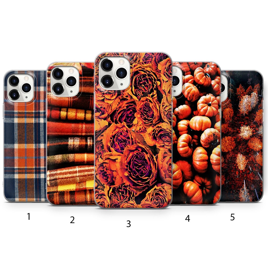 FALL Aesthetic Fall VIBE Scarf Pattern Phone Case Cover for - Etsy