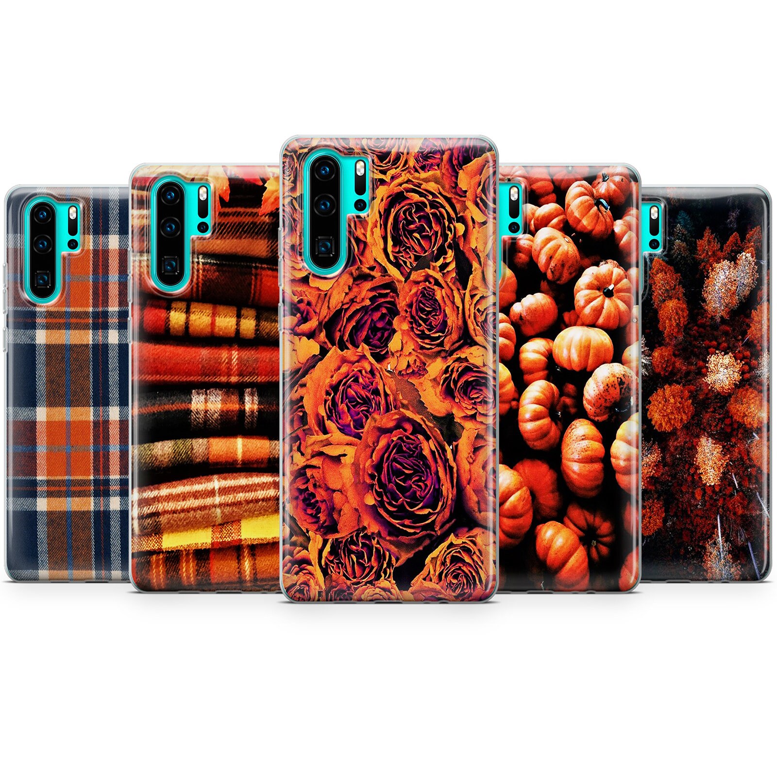 FALL aesthetic Fall VIBE Scarf pattern Phone case cover for | Etsy