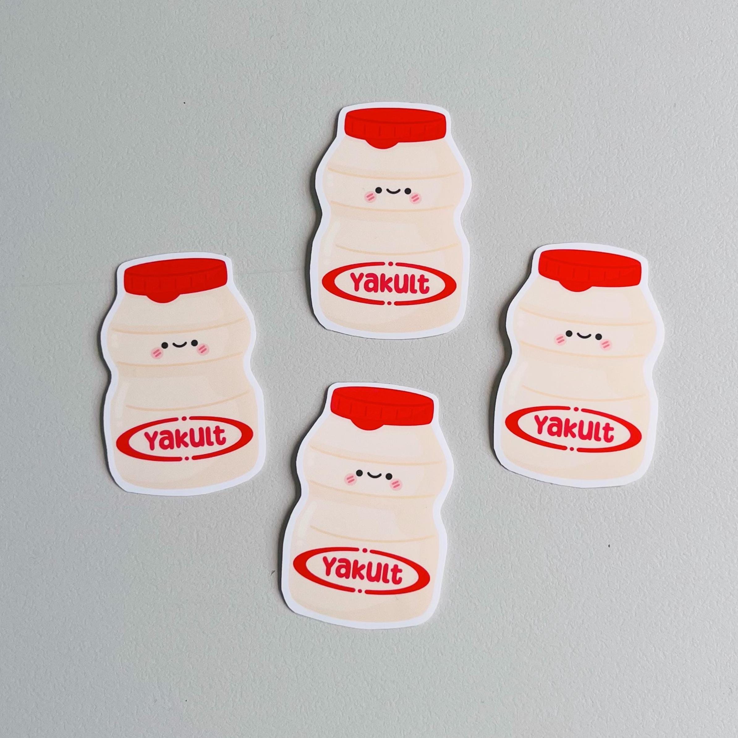 Yakult Sticker - Weatherproof Vinyl Sticker | Cute Asian Food Drink ...