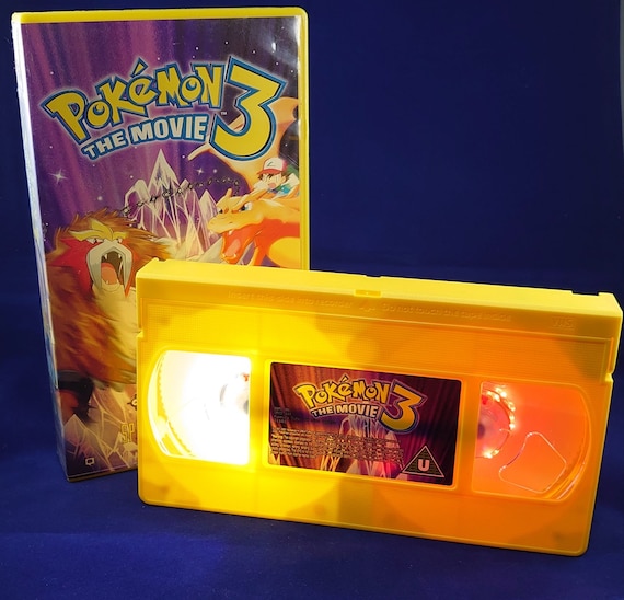 Pokémon the Movie 3 VHS Nightlight in Red and White | Etsy UK